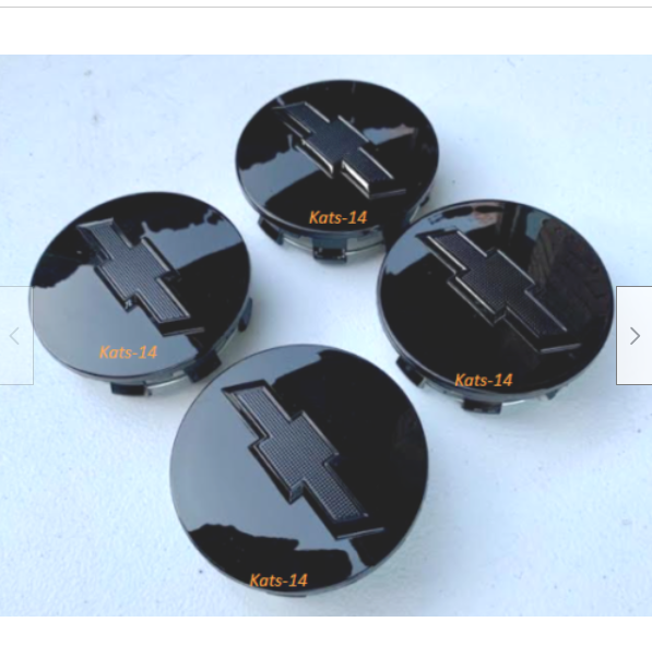 4X Chevy 14-20 Tahoe Suburban Silverado BLACK Bow TIE Wheel Hub Center ...